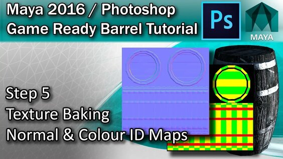 #5 Baking Normal Maps in Maya (Texture Baking) - Maya High Poly to Low Poly Tutorial - EroFound