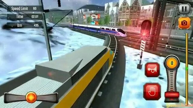 Super Yellow Bullet Train Driving Simulator - Euro Train Racing Game ...