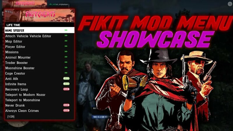 Fikit Mod Menu: A Detailed Review and Showcase | Red Dead Online ...