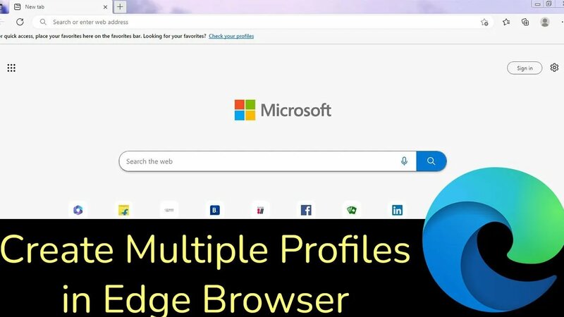 How to create second profile in Microsoft Edge Browser? - Yandex Video ...
