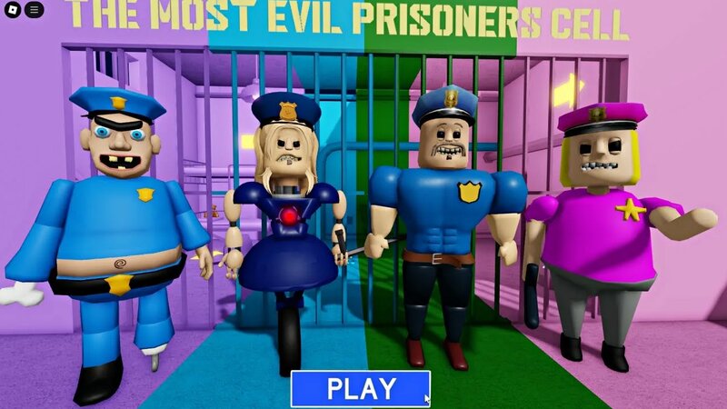 Borry Vs Police GIRL Vs Police Woman Vs Police COP? Scary OBBY #roblox ...