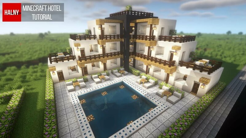 Minecraft hotel - Tutorial build