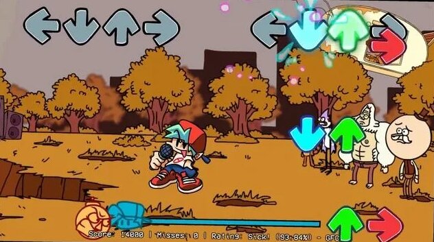 Friday Night Funkin' VS Benson FULL WEEK + Mordecai & Rigby (FNF Mod ...