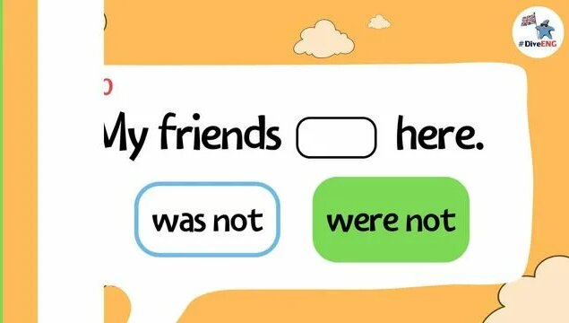 WAS & WERE Test | English grammar game test | Past Simple to be | WAS ...