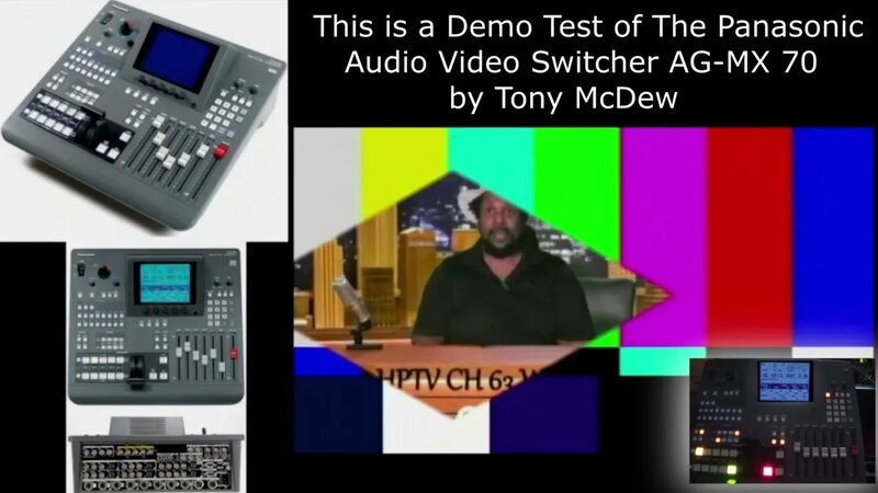 Retro Panasonic AV Digital Ag MX-70 Switcher Demo Test - Смотреть ...