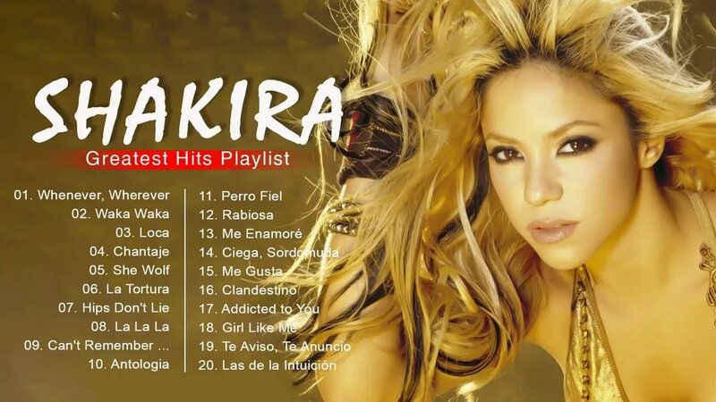 Shakira Greatest Hits Full Album 2023 - Best Hits Playlist 2023 of ...
