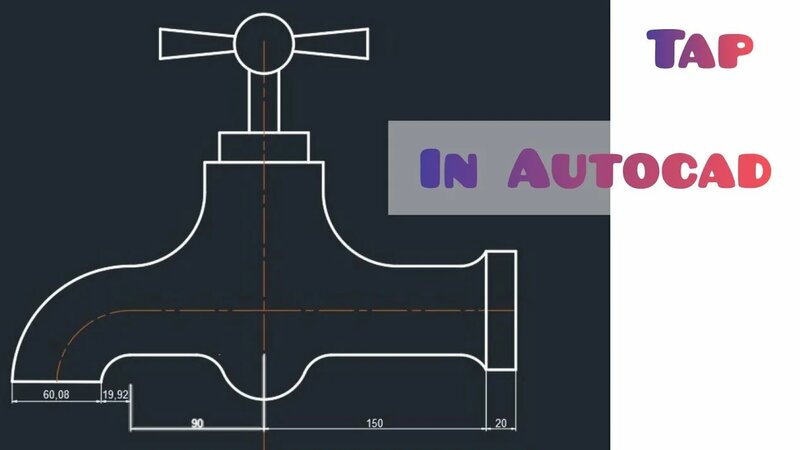 Tap | Autocad | Tangency problem in |Engineering drawing | Autocad ...