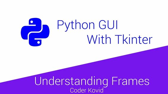 Python Gui With Tkinter 2 Frames Erofound 