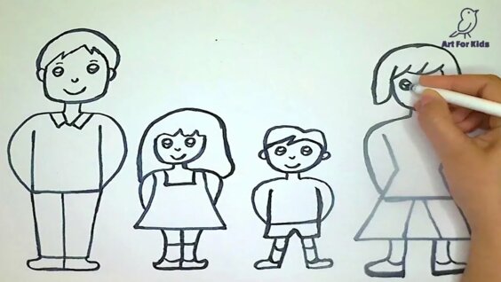 aile resmi çizimi: 1 bin video Yandex'te bulundu