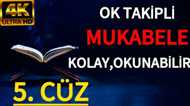 Mukabele 5. CÜZ - Hızlı Okuma - Ok Takipli Mukabele Kuran Dinle ...