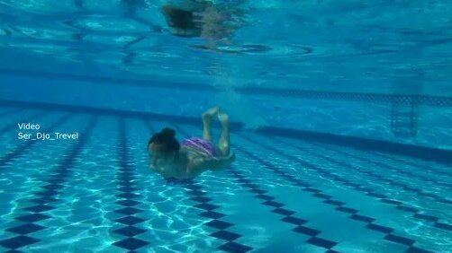 Naked BOYs in the pool