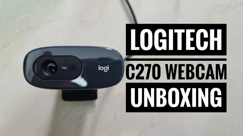Logitech C270 Webcam Unboxing and Installation on Windows 10
