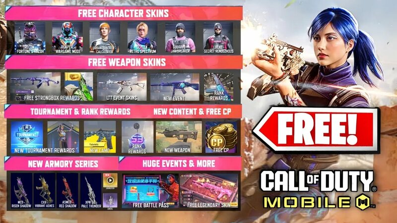 ALL 75+ FREE Season 6 Rewards in COD Mobile! (FREE Characters, FREE CP ...