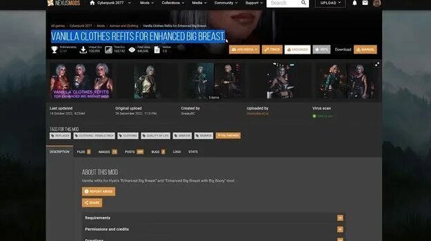 Cyberpunk 2077 - Installation Guide : Hyst Body Mod + HD Feet ...