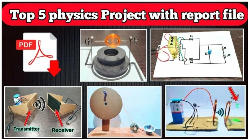 Top 5 project working model with report file | Physics project for ...