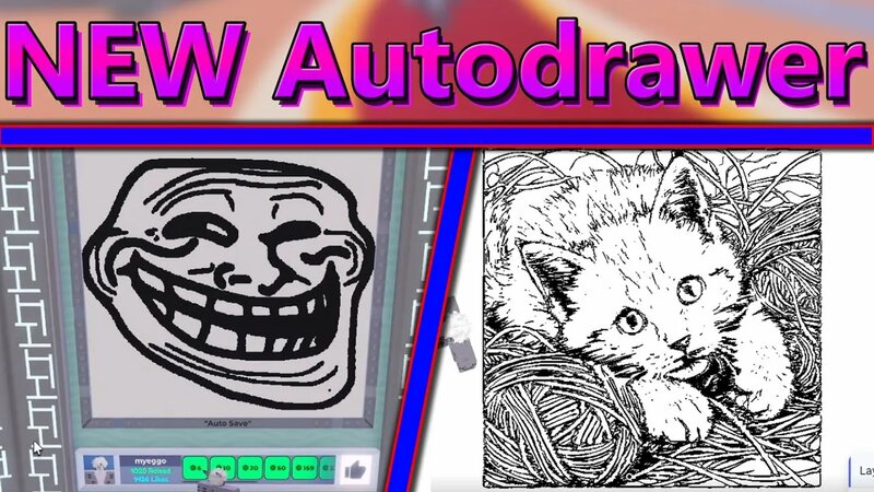 Roblox NEW Autodrawer Bot Showcase in Draw & Donate - Смотреть онлайн в ...