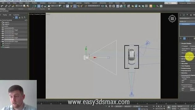 (4) Настройка камер в 3ds Max. Camera clipping - Смотреть онлайн в ...