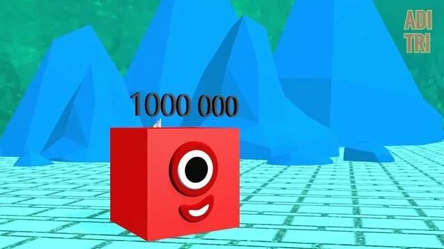 Numberblocks 1 to 10 vs 1000000 10000000 Small to Biggest Number ...
