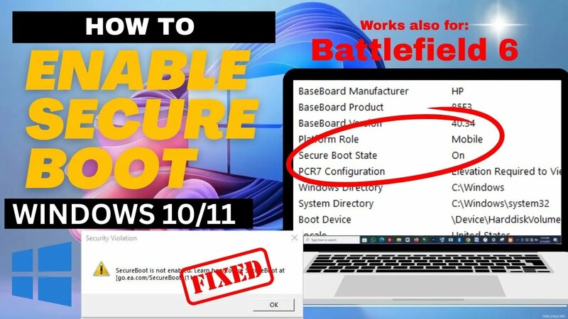 How to Enable Secure Boot Windows 10/11 | Step by Step UEFI BIOS ...