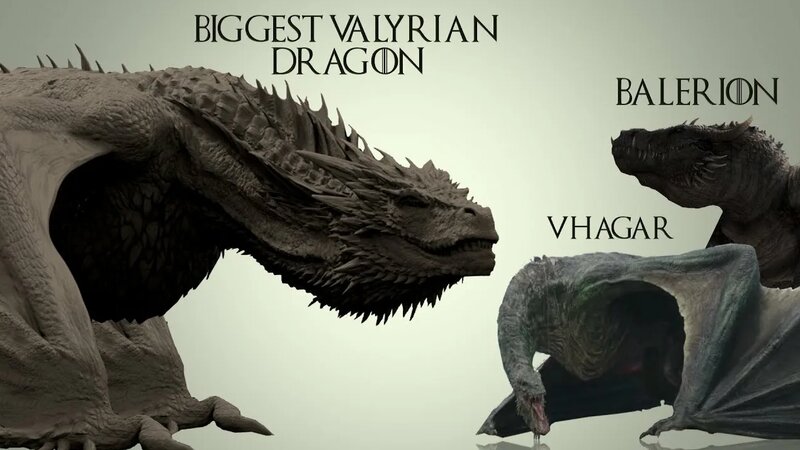 The Valyrian Dragons Bigger Than Balerion & Vhagar - Смотреть онлайн в ...