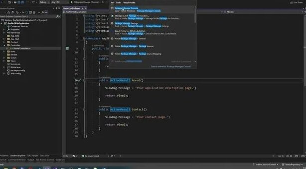 How To Open Package Manager Console in Visual Studio 2022 - Смотреть онлайн в поиске Яндекса по ...