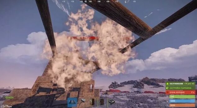 Cozy and cheap duo trio base design rust, раст дуо трио дом очень ...