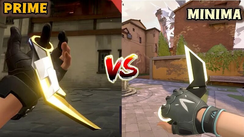 Minima Karambit vs Prime Karambit compare Valorant Skins - Смотреть ...