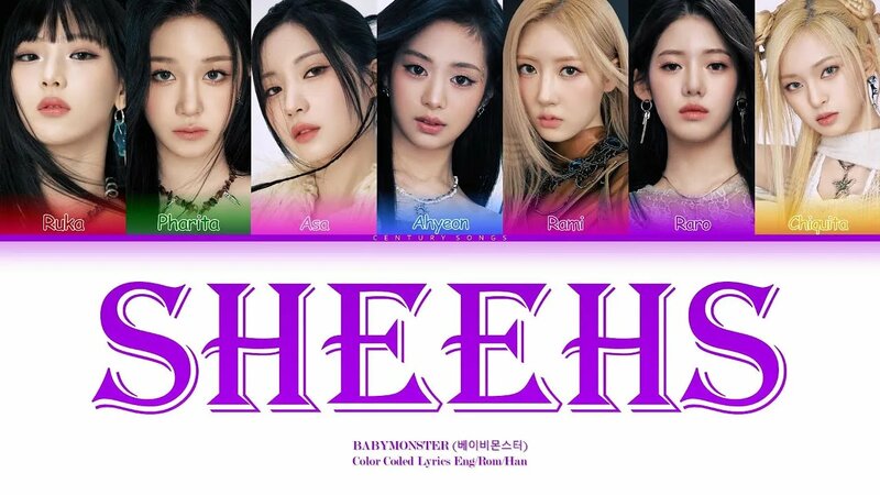 Babymonster 'Sheesh' Lyrics (베이비몬스터 Sheesh 가사) (Color Coded Lyrics ...