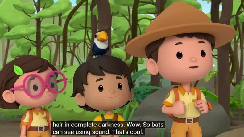 Leo and Katie go into the Scary Bat Cave - Leo the Wildlife Ranger ...