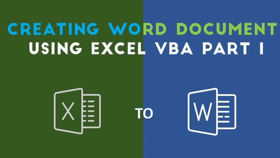 vba excel to word document: 977 video Yandex'te bulundu