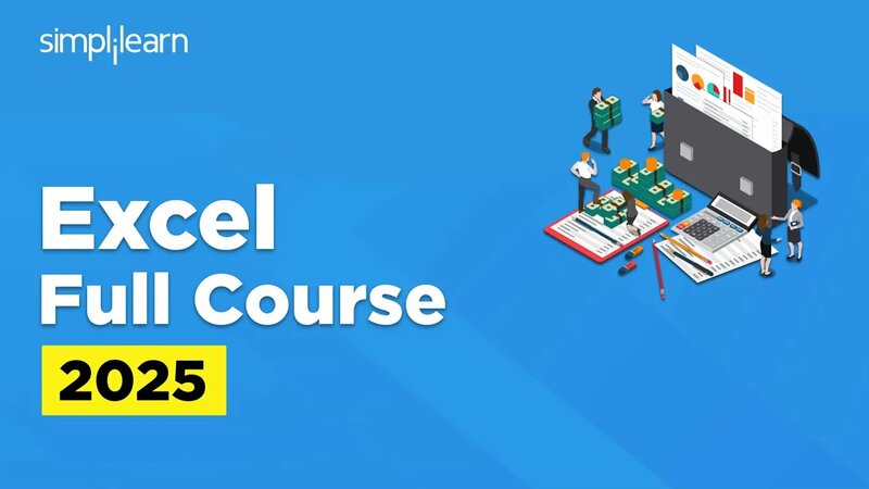 Excel Full Course 2025 Excel Tutoring For Beginners Microsoft Excel