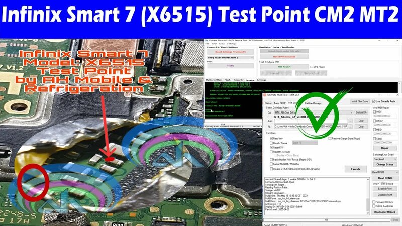 Infinix Smart 7 (X6515) Test Point 100% Working CM2 UMT - Смотреть ...