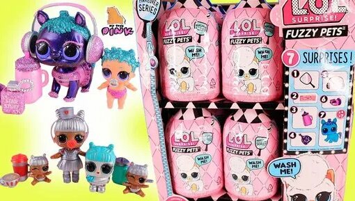 Куклы ЛОЛ Ищут Питомцев! Целая Коробка! #lol Surprise Fuzzy Pets Wave 2 ...