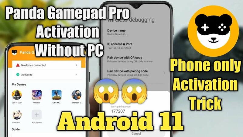 Panda Gamepad Pro Activation Single Mobile Without PC | Android 11 ...