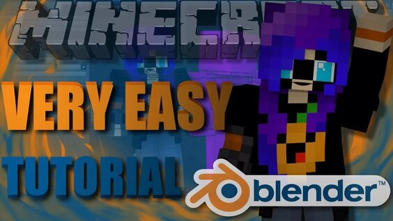 How to render (very easy) your minecraft character in blender tutorial ...