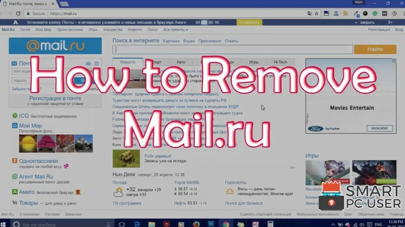 How to Remove Mail.ru from All Browsers - Yandex Video aramada ...