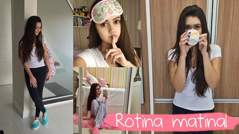Minha rotina matinal pra escola | Morning Routine for school - Смотреть ...