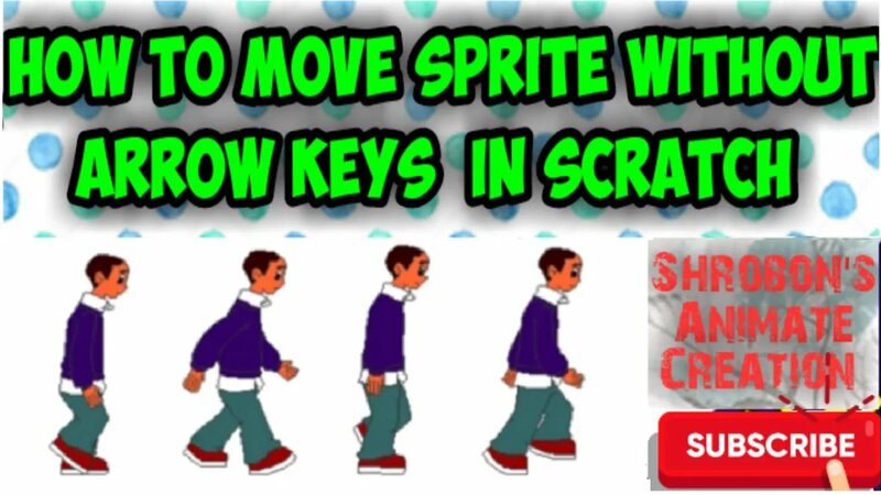 How to make a Character move in Scratch| How to change a Background in ...