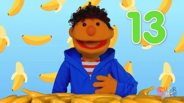 Counting Bananas featuring the Super Simple Puppets | Kids Counting ...