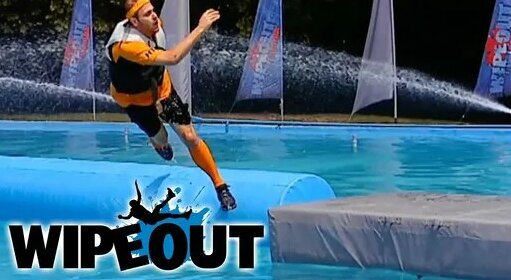 Brazilian Water Slide Gameshow - Drowning goose