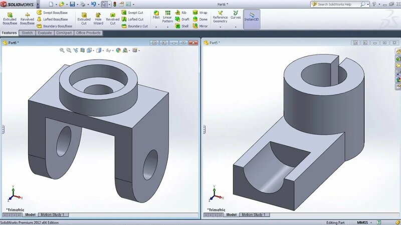 SolidWorks Exercises for Beginners - 4 | SolidWorks Part Modeling ...