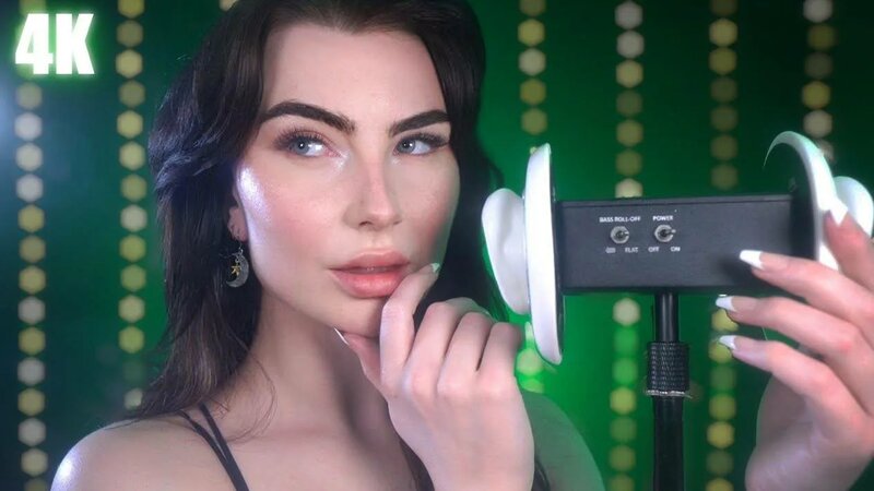 SacredXO ASMR Гипнотический массаж ушей с чувствительными звуками рта ...