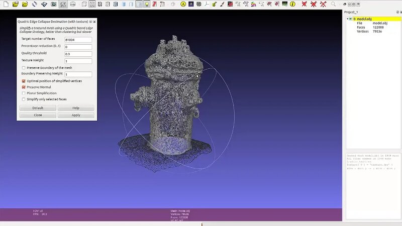 meshlab reduce 3D model complexity for gaming - Смотреть онлайн в ...