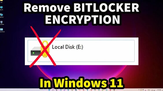 How To Remove Disable Bitlocker Encryption In Windows 11 Pc Or Laptop Erofound