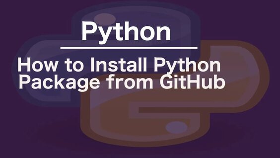 How To Install Python Package From GitHub Daft HD