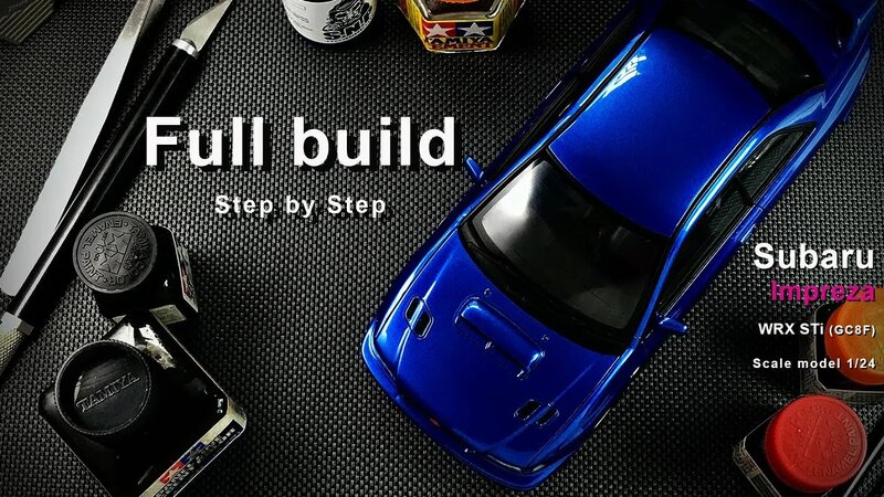 Subaru Impreza WRX STi Type-R (GC8F) | Scale model build | Step by step ...