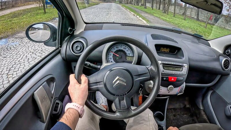 2006 Citroen C1 [1.4 HDi 54HP] |0-100| POV Test Drive #1702 Joe Black ...