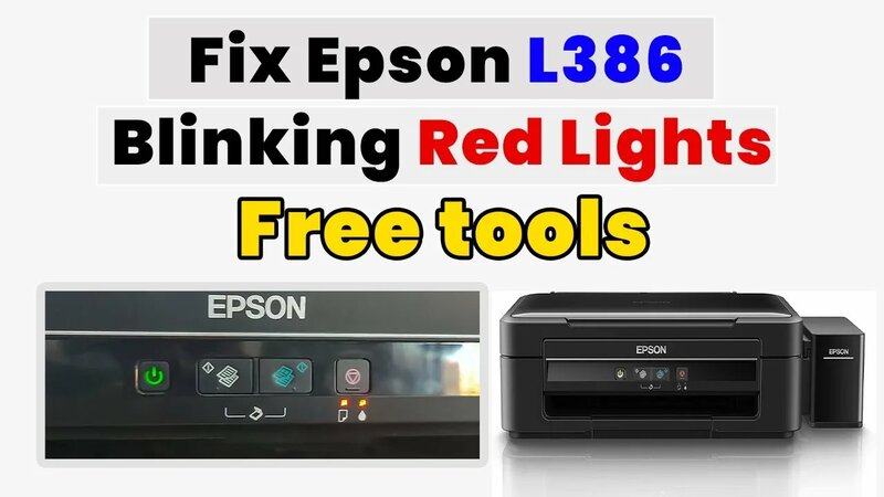 Fix Epson L386 Blinking Red Lights | Waste Ink Pad Reset Guide - Yandex ...