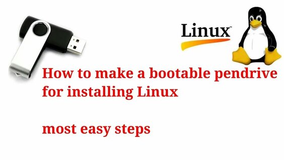 How to make a bootable pendrive for installing linux? most easy steps - EroFound