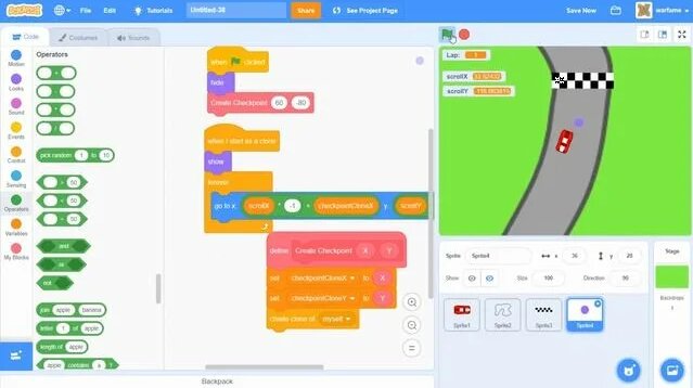 Scratch 3.0 Tutorial: How to Make a Racing Game in Scratch (Part 2 ...